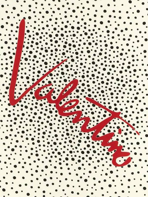 Valentino Garavani Polka Dot And Logo Print Silk Foulard - Multicolor