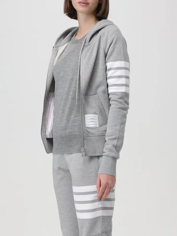 Thom Browne 4-bar Stripe Zip-up Hoodie