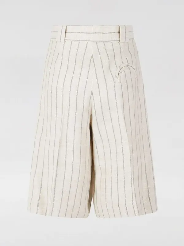 BLAZÉ MILANO Striped Linen Blend Shorts