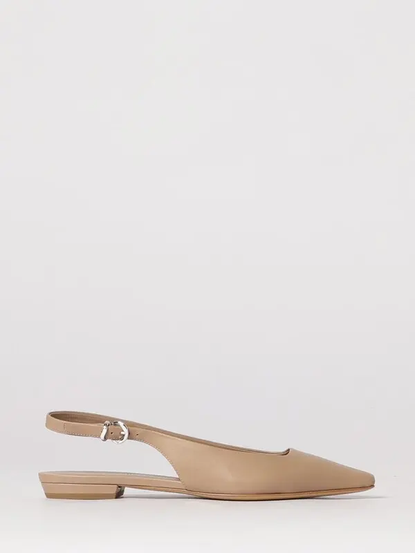 Emporio Armani Lamb Leather Slingback Ballerinas