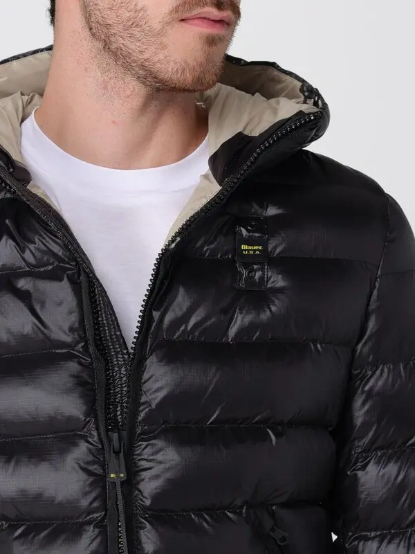 BLAUER. Quilted Hooded Jacket