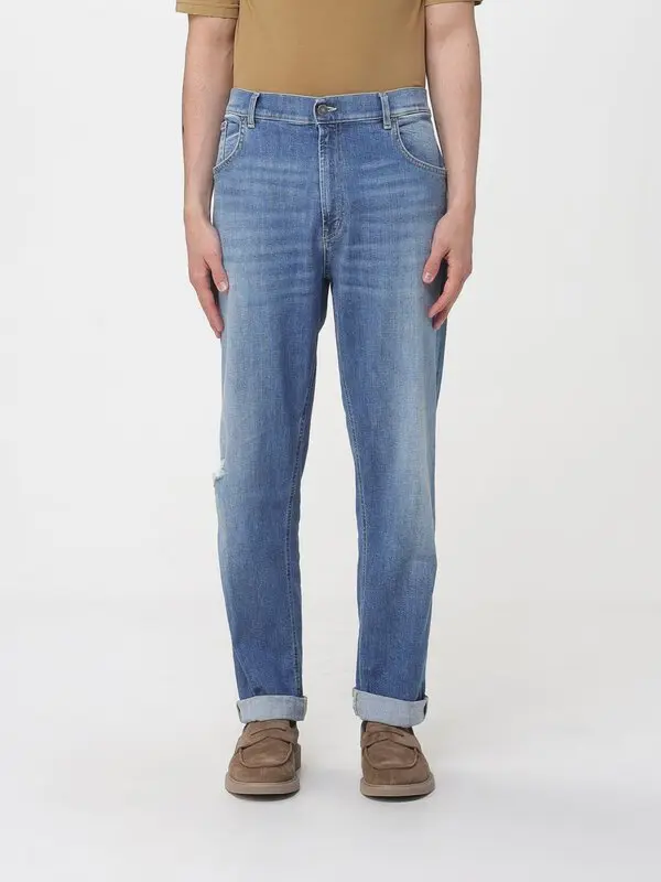 DONDUP Regular Fit Cotton Denim Jeans
