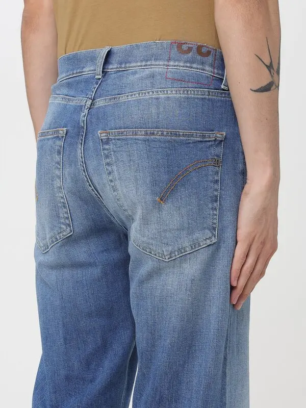 DONDUP Regular Fit Cotton Denim Jeans