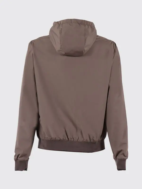 MOORER Nylon Hooded Windbreaker