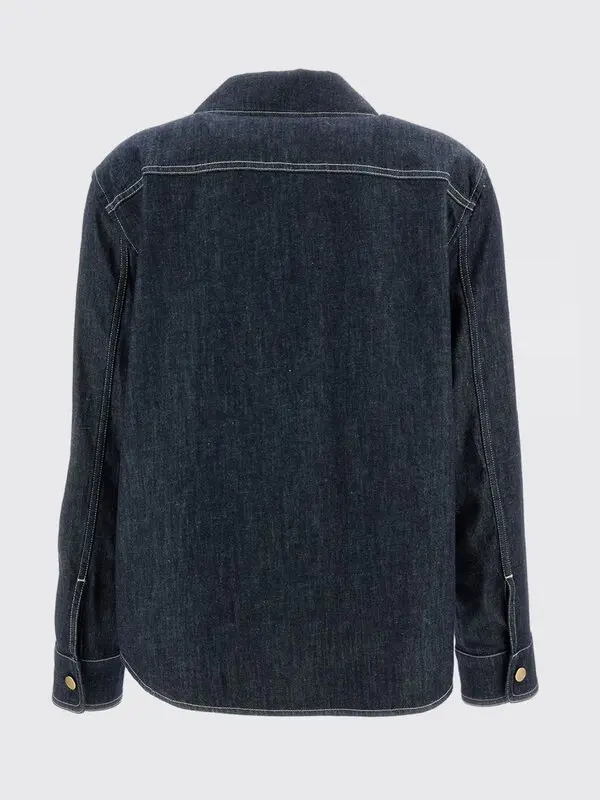 Max Mara Denim Shirt With Classic Collar