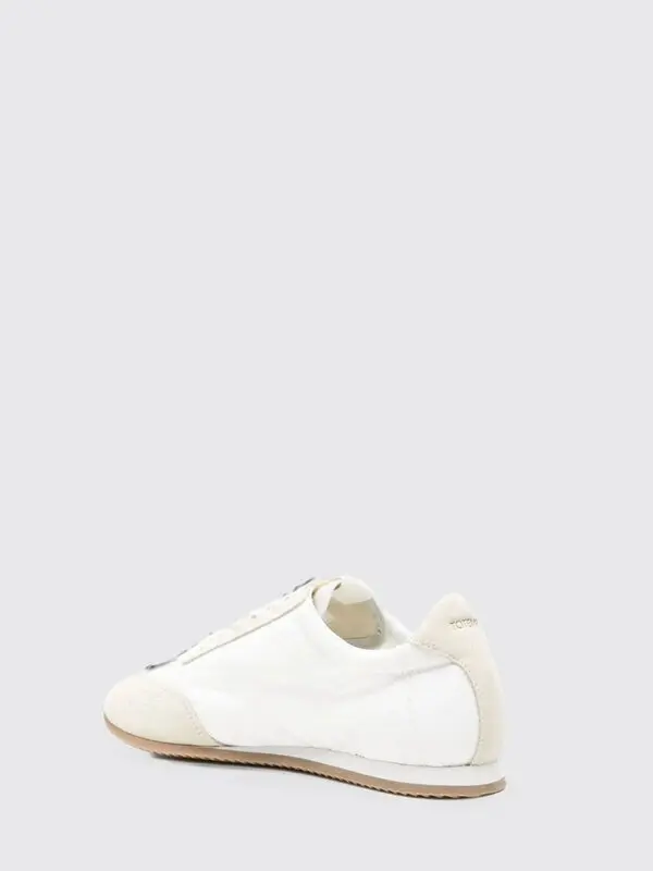 TOTEME Bi Recycled Nylon And Suede Sneakers
