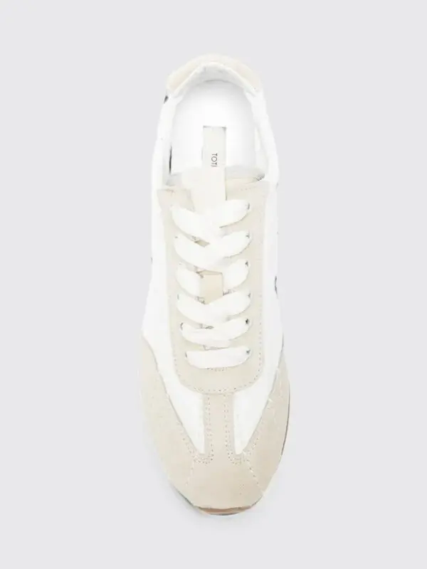 TOTEME Bi Recycled Nylon And Suede Sneakers