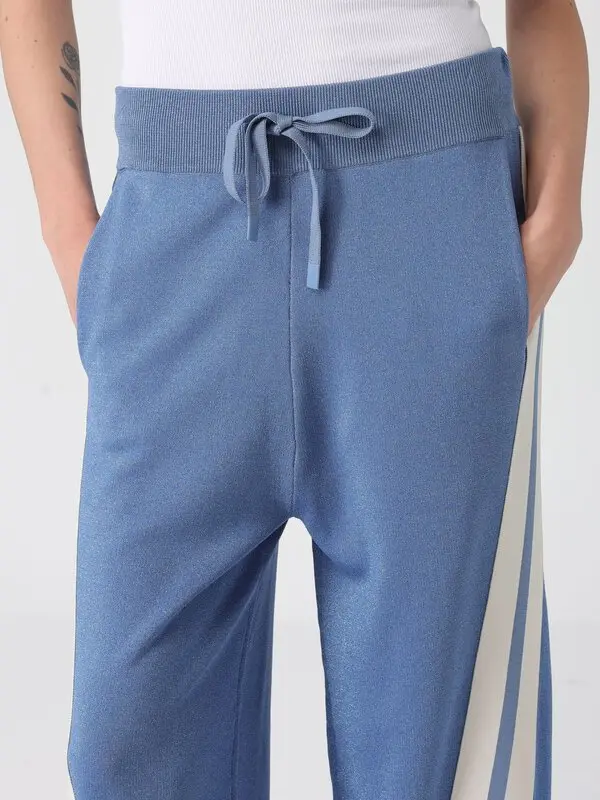 Pinko Wide Leg Trousers With Side Stripes