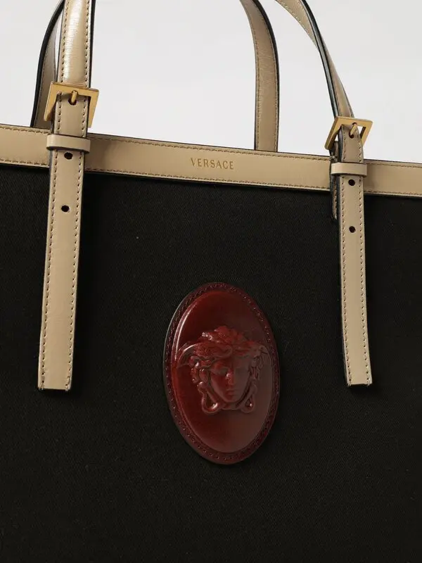 Versace Medusa Tote Bag - Black