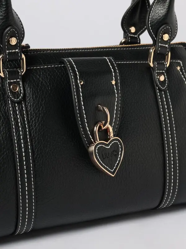 Liu Jo Grained Faux Leather Bag - Black
