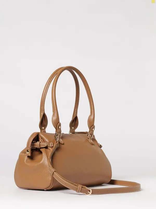 Liu Jo Grained Faux Leather Shoulder Bag - Brown