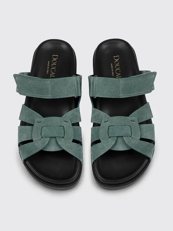 DOUCAL'S Suede Sandals - Blue