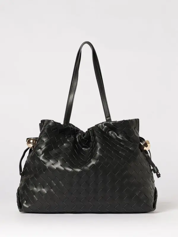 Liu Jo Bag In Woven Faux Leather - Black