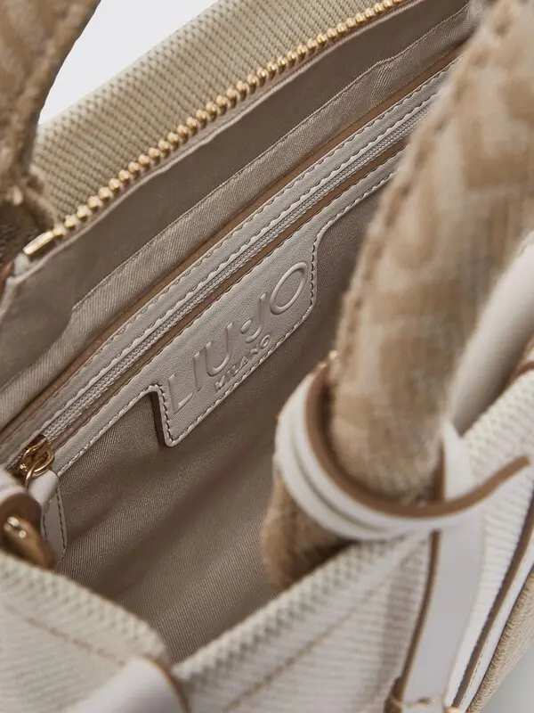 Liu Jo Striped Canvas Bag
