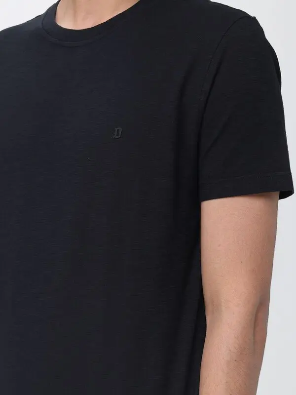 DONDUP Cotton Crew Neck T-shirt - Black