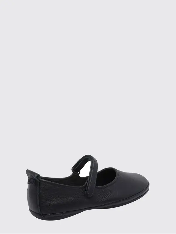 Camper Right Nina Leather Ballerinas - Black