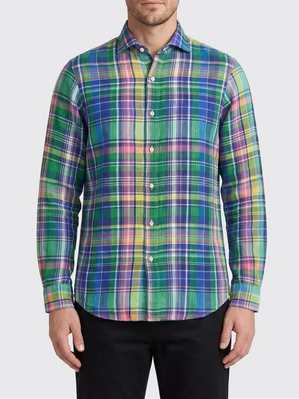 Polo Ralph Lauren Check Linen Casual Shirt