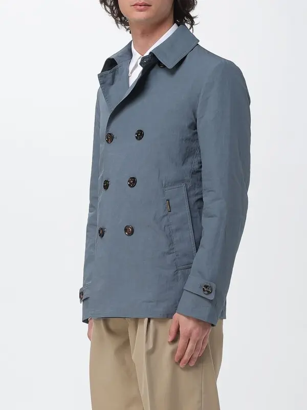MOORER Double-breasted Trench Coat