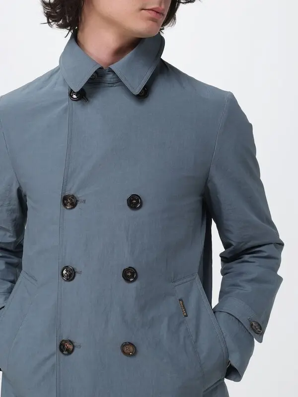 MOORER Double-breasted Trench Coat