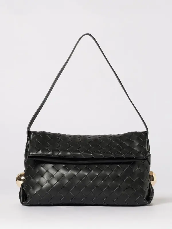 Liu Jo Riccy Bag In Woven Faux Leather - Black