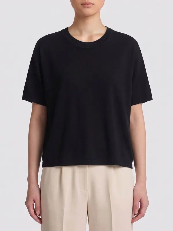 ROBERTO COLLINA Basic Cotton T-shirt - Black