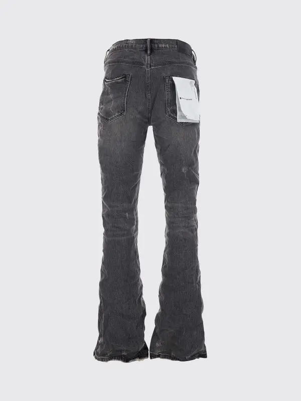 PURPLE BRAND Mid-rise Flared Jeans With Embroidery