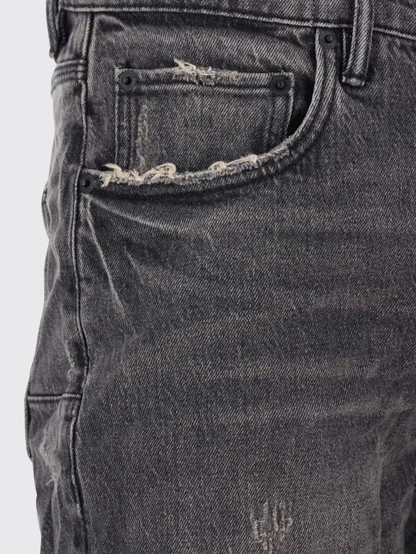 PURPLE BRAND Mid-rise Flared Jeans With Embroidery