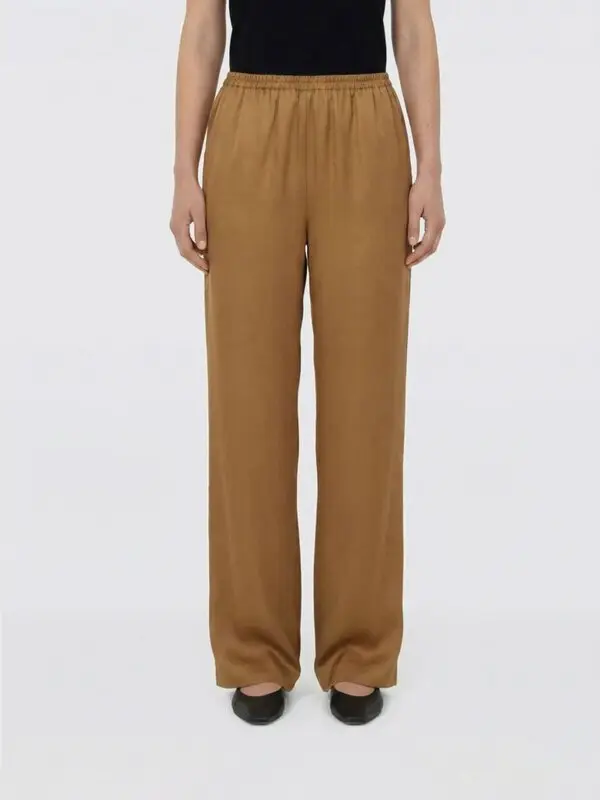 Loulou De Saison Pure Silk Palazzo Trousers