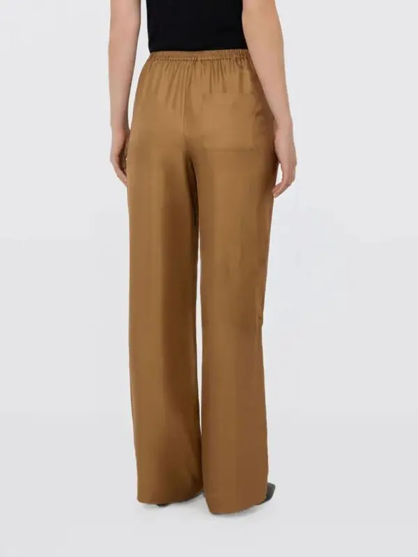 Loulou De Saison Pure Silk Palazzo Trousers