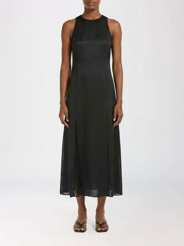 Loulou De Saison Silk Midi Dress