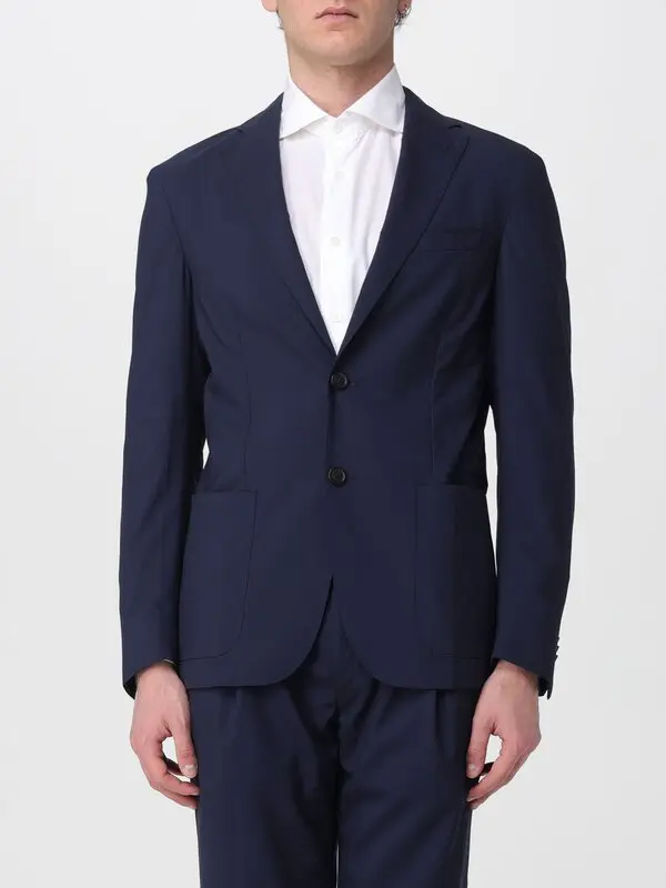 Corneliani Silk And Wool Single-breasted Blazer