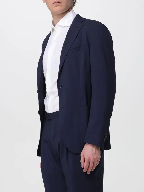 Corneliani Silk And Wool Single-breasted Blazer