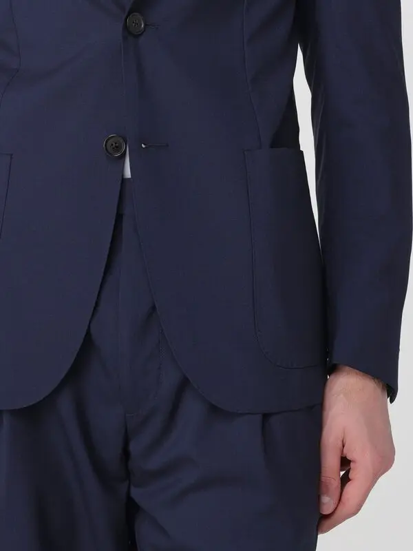 Corneliani Silk And Wool Single-breasted Blazer