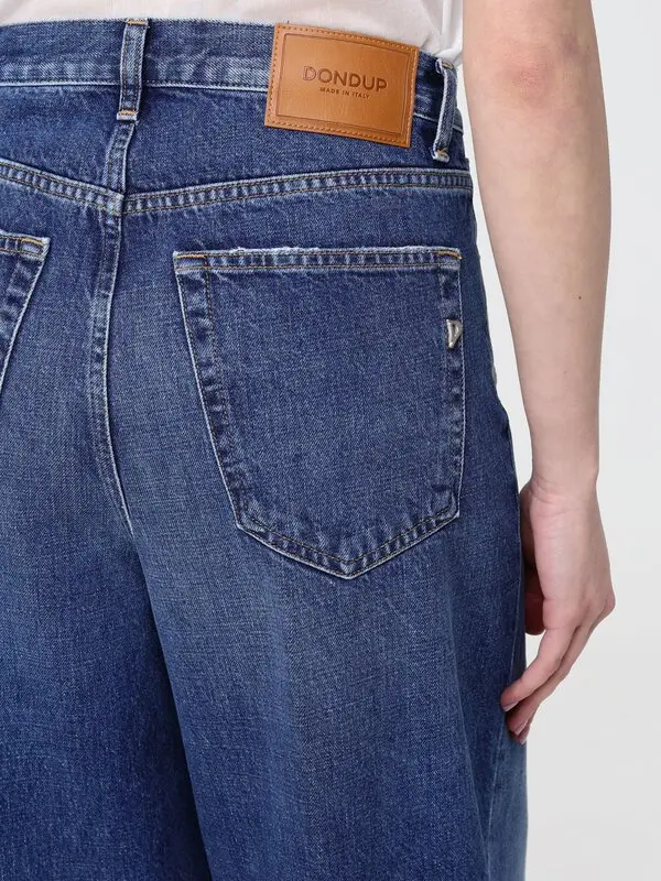 DONDUP Wide-leg Cotton Denim Jeans