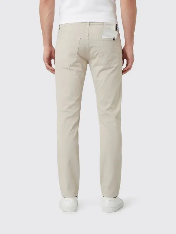 Jacob Cohen Slim Fit Stretch Cotton Trousers - Beige
