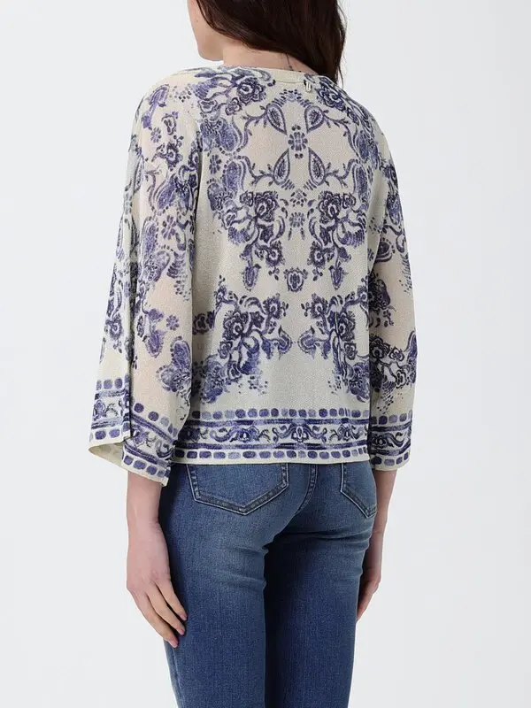 Liu Jo Floral Viscose Blend Top - Multicolor
