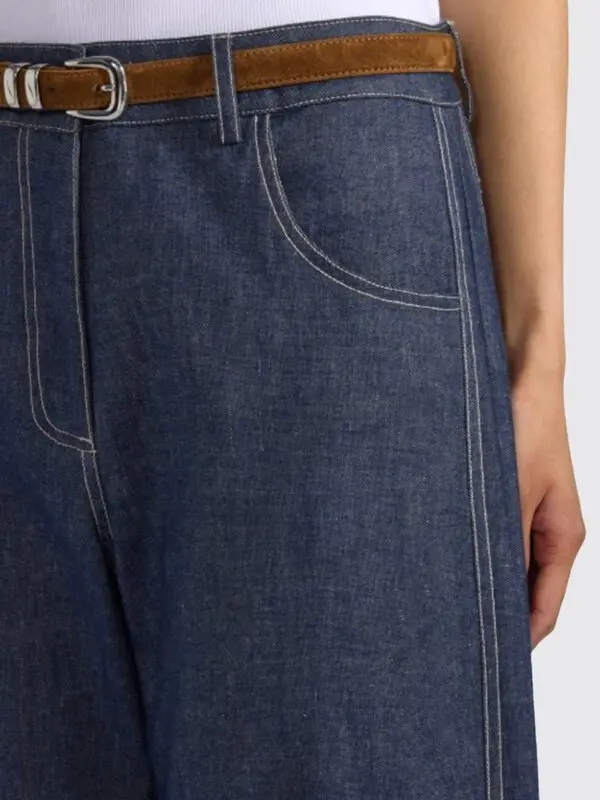 Liviana Conti Leon Baggy Jeans In Denim