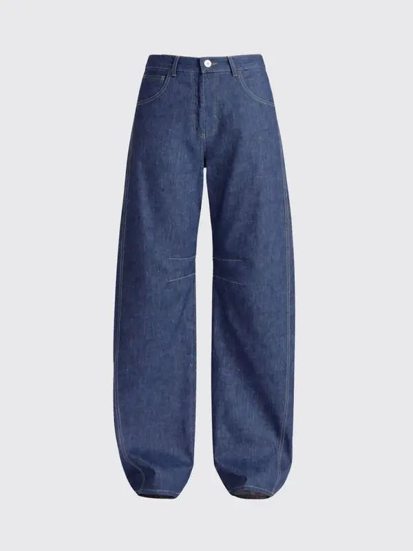 Liviana Conti Leon Baggy Jeans In Denim