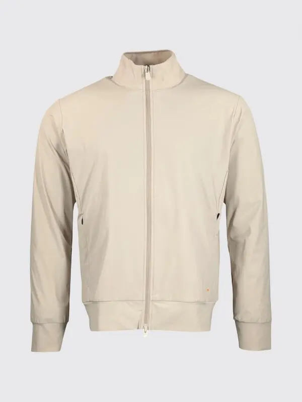 SAVE THE DUCK Stretch Nylon Zip Hoodie - Ice