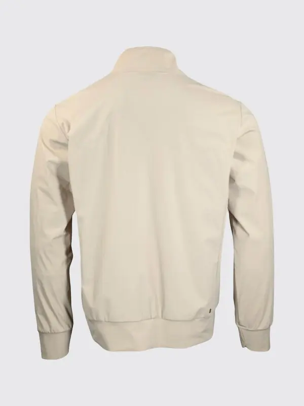 SAVE THE DUCK Stretch Nylon Zip Hoodie - Ice