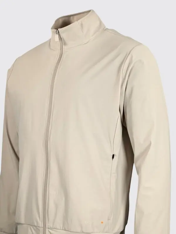SAVE THE DUCK Stretch Nylon Zip Hoodie - Ice