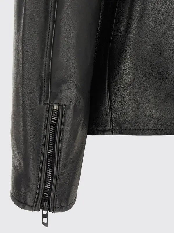 DIESEL® Leather Zip-up Jacket