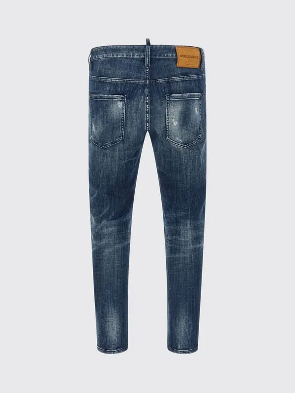 Dsquared2 Skater Slim Fit Jeans In Distressed Stretch Denim