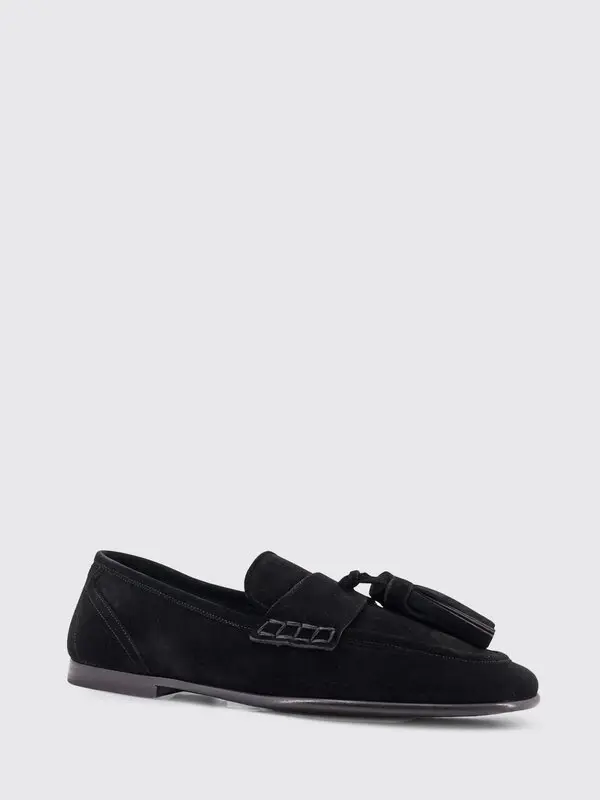 Dolce & Gabbana Suede Loafers With Tassels