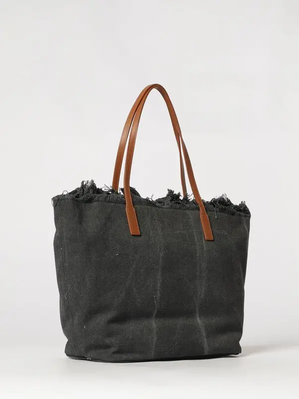 MC2 SAINT BARTH Cotton Blend Tote Bag - Black