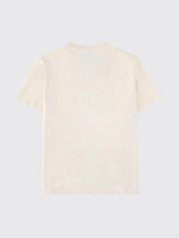 A.p.c. Organic Cotton T-shirt With Logo - Ivory