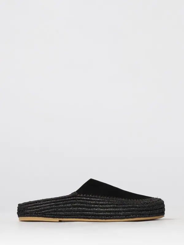 PALOMA BARCELO Deba Suede And Raffia Mules