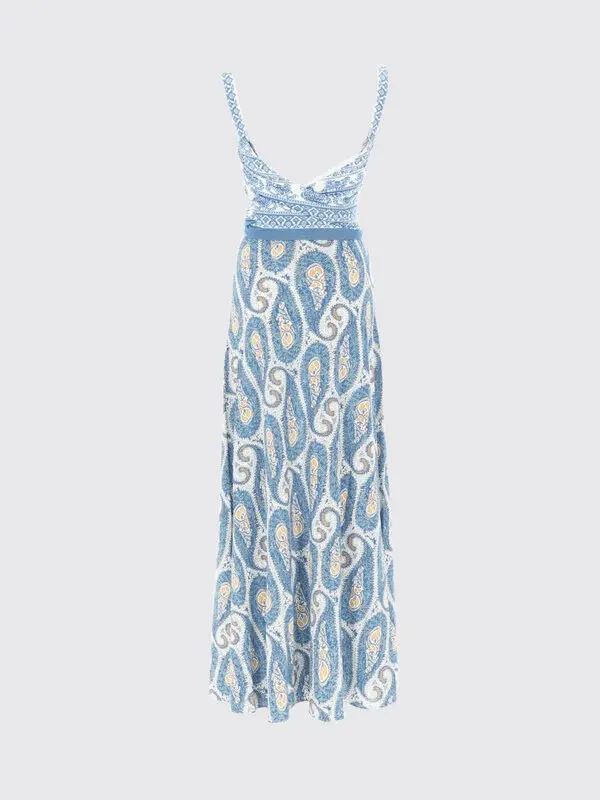 Etro Viscose Midi Dress With Paisley Print
