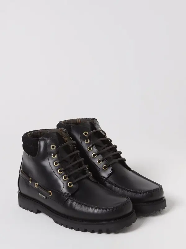 Barbour Leather Lace-up Ankle Boots