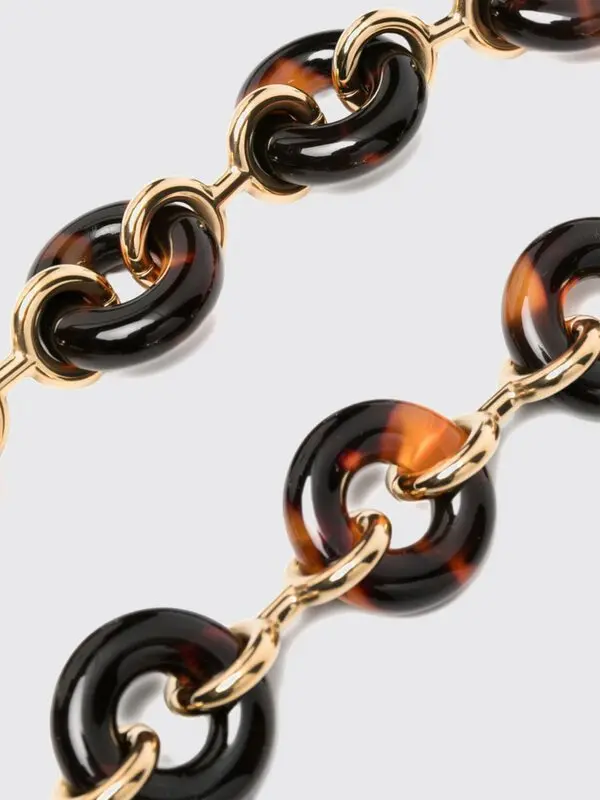 Loewe Acetate Tortoiseshell Donut Shoulder Strap - Black